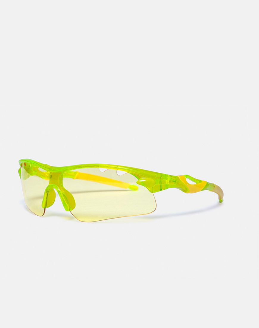 Rave Sunglasses in Yellow – motelrocks-com-aus